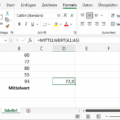 Excel Mittelwert berechnen: So ermittelst du den Durchschnitt einfach ...